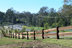 Heavy Duty Timber Bollards, Fencing & Signage from Outdoor Structures ...