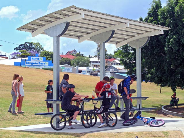 Timber park shelter shed designs (Contemporary) from Outdoor Structures ...