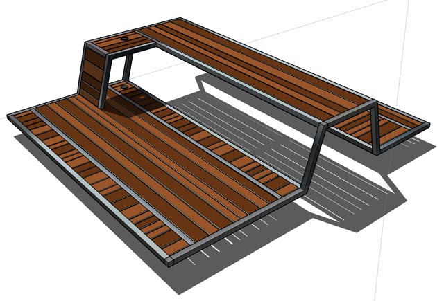 Park Seat Infrastructure Design Aids from Outdoor Structures Australia